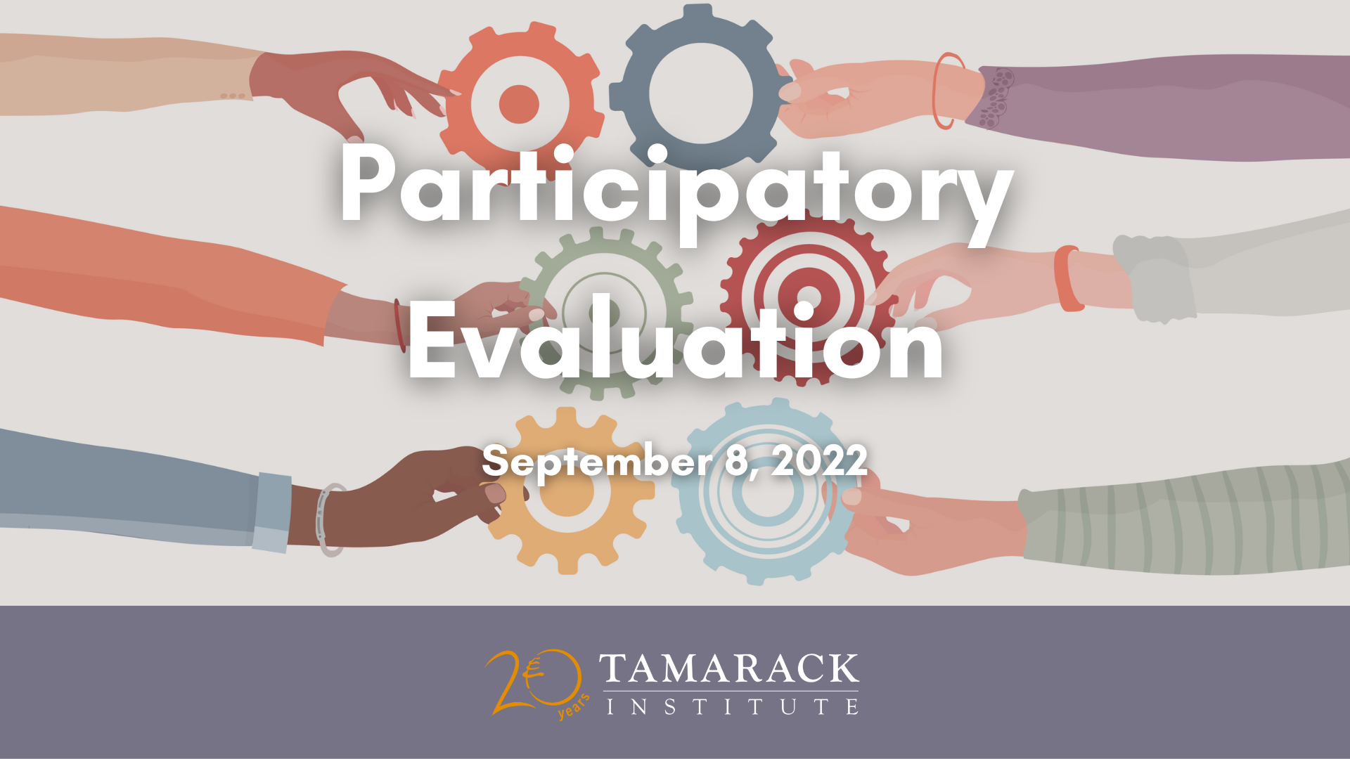 Participatory Evaluation: Community Based Assessment and Strategic ...